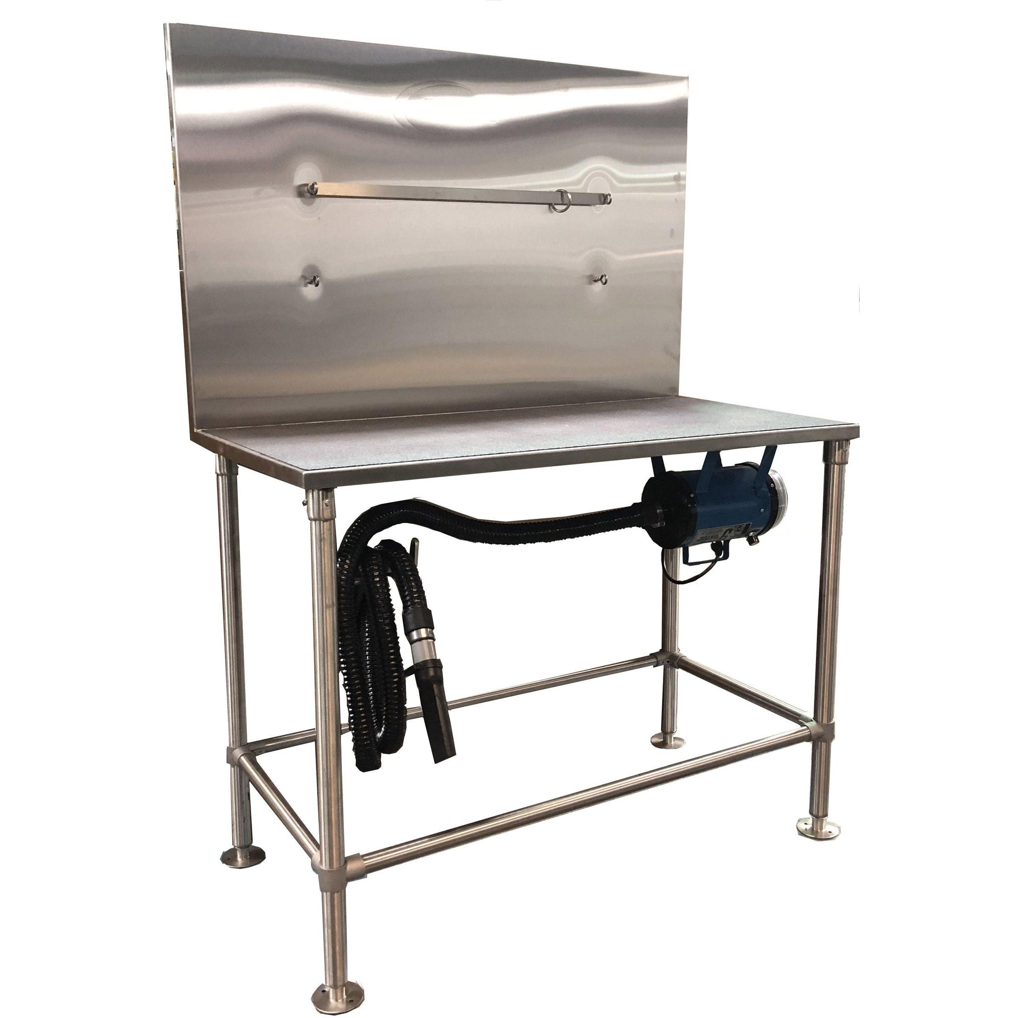 Petlift Stainless Steel Drying Table with integrated K-9 II Dog Groomi